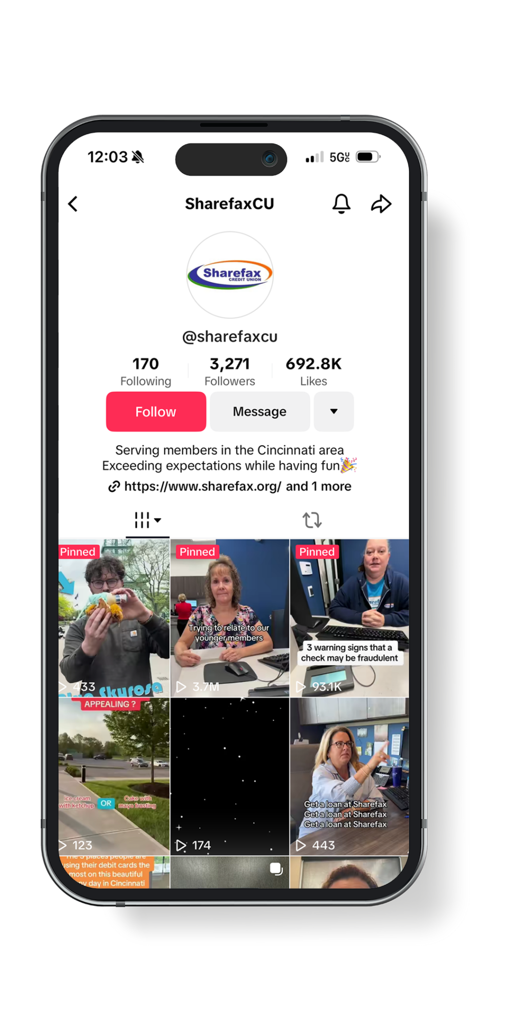 Follow Us - Sharefax Credit Union