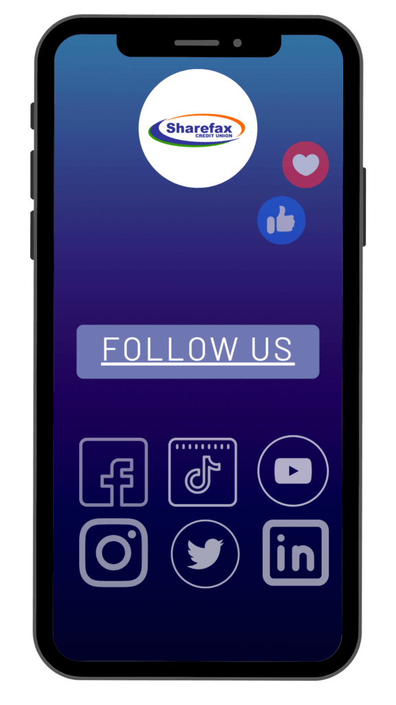 Follow Us - Sharefax Credit Union